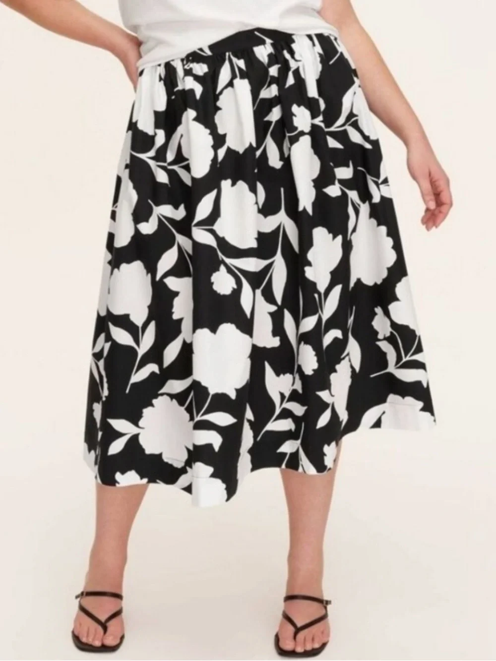 Kate Spade X Target | Skirts | Kate Spade X Target Black White Floral ...